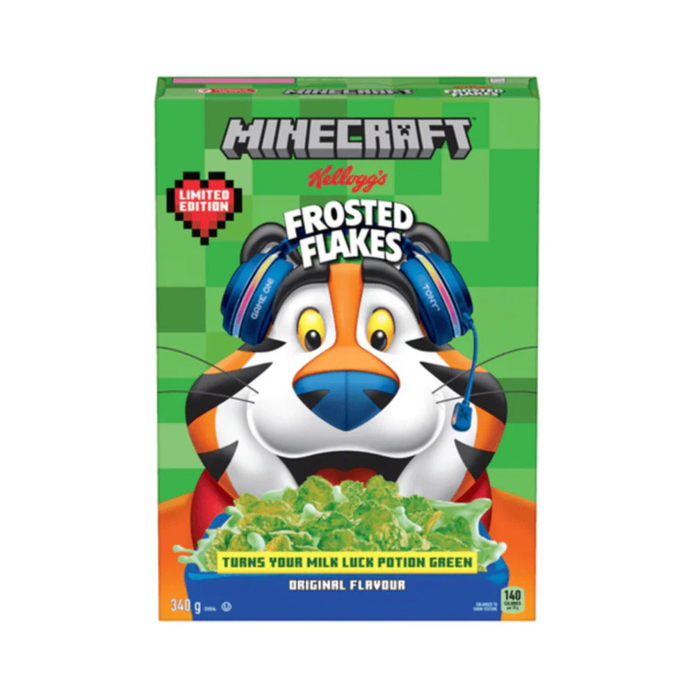Kellogg’s Minecraft Frosted Flakes Cereal 340g – Candybase