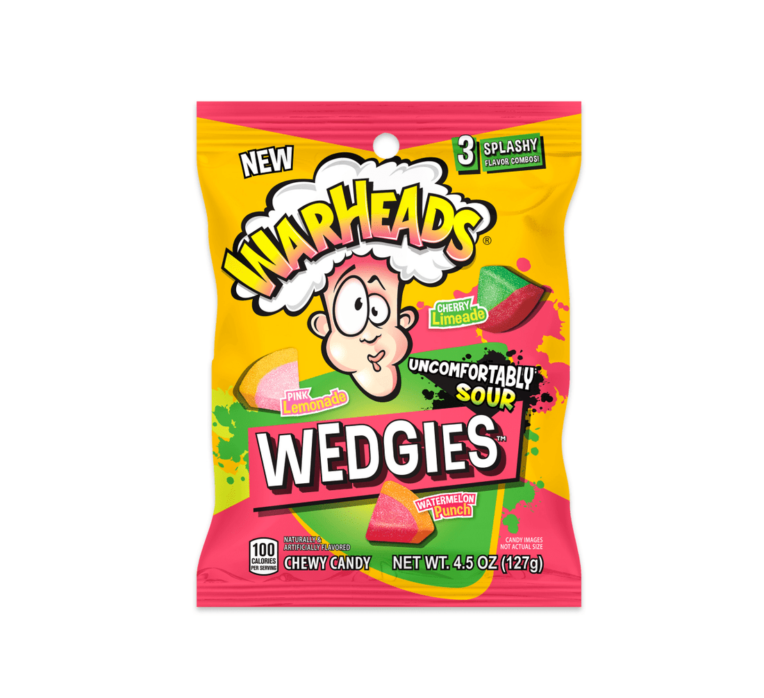 Warheads Wedgies Peg Bag 4.5oz (127g) – Candybase